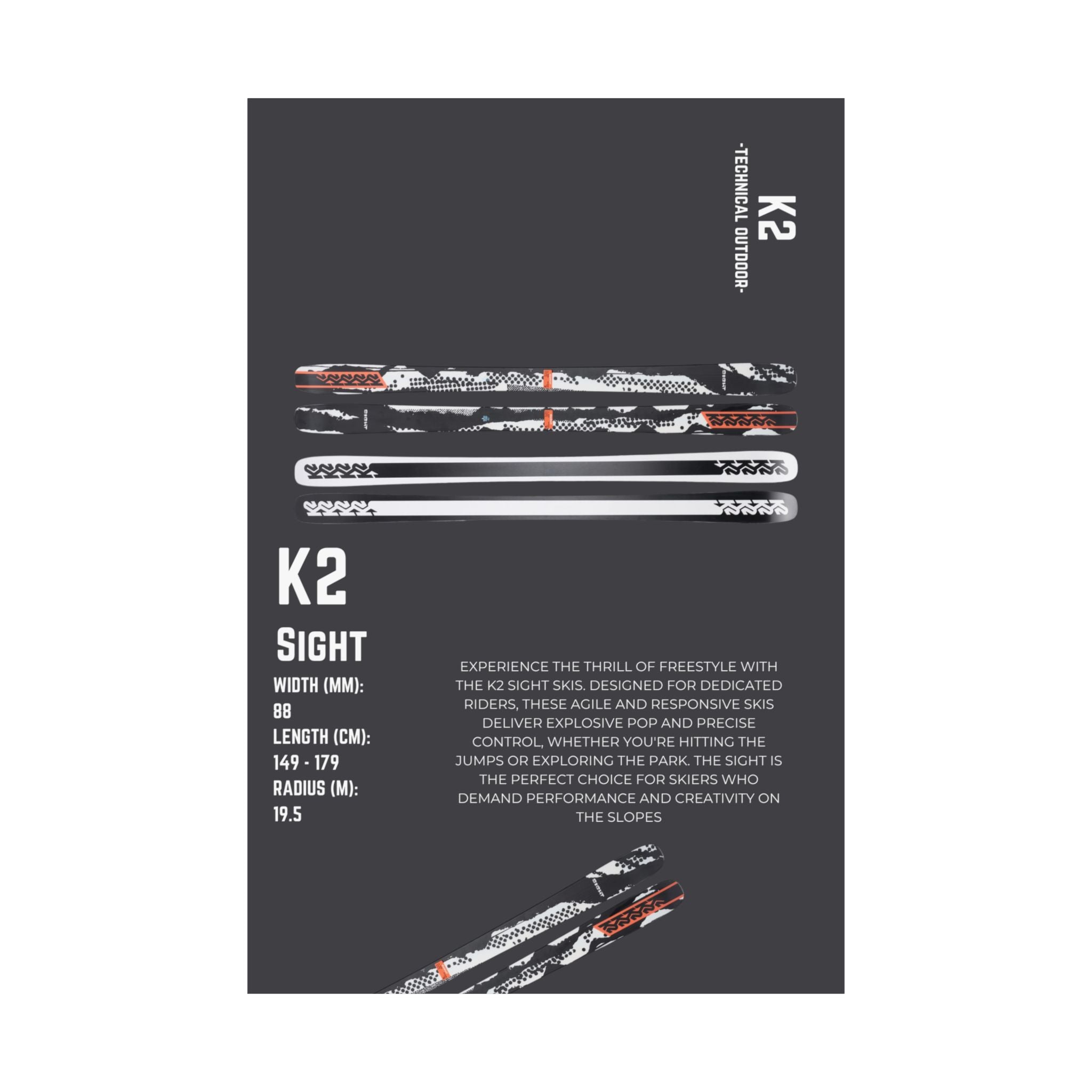 K2 Sight - Poster – Ski Haven